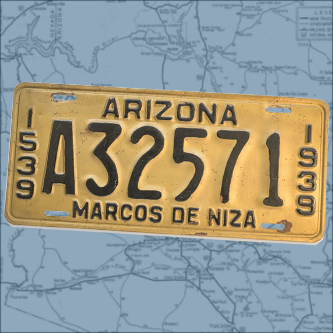 Arizona’s first ‘specialty’ plate: An homage to Fray Marcos de Niza ...