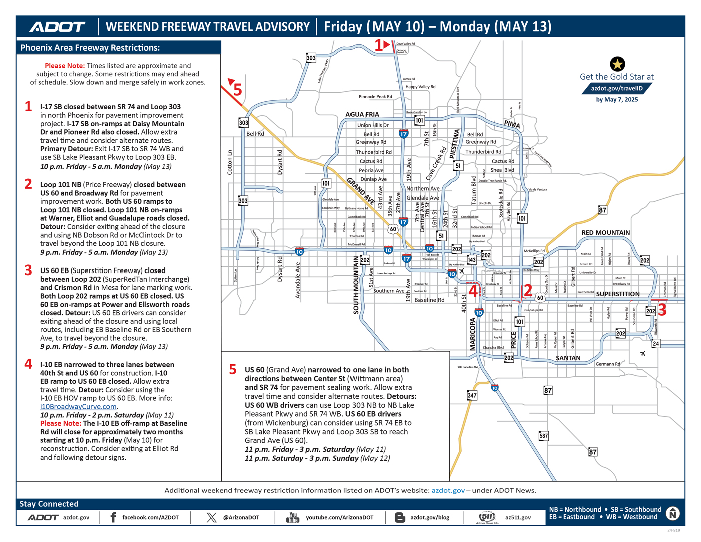 Weekend Travel Advisory | Department of Transportation