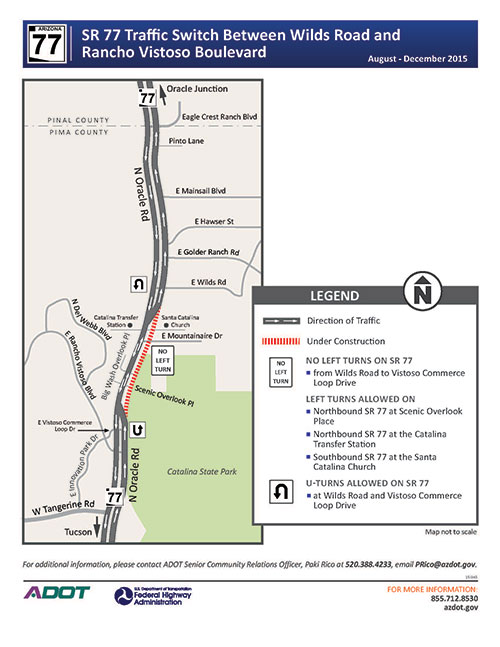 State Route 77/Oracle Road widening north of Oro Valley advancing to ...